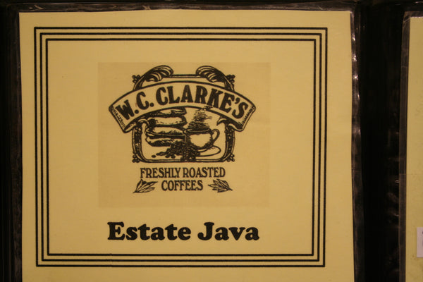 Estate Java – W.C. Clarke's Coffee Roasters